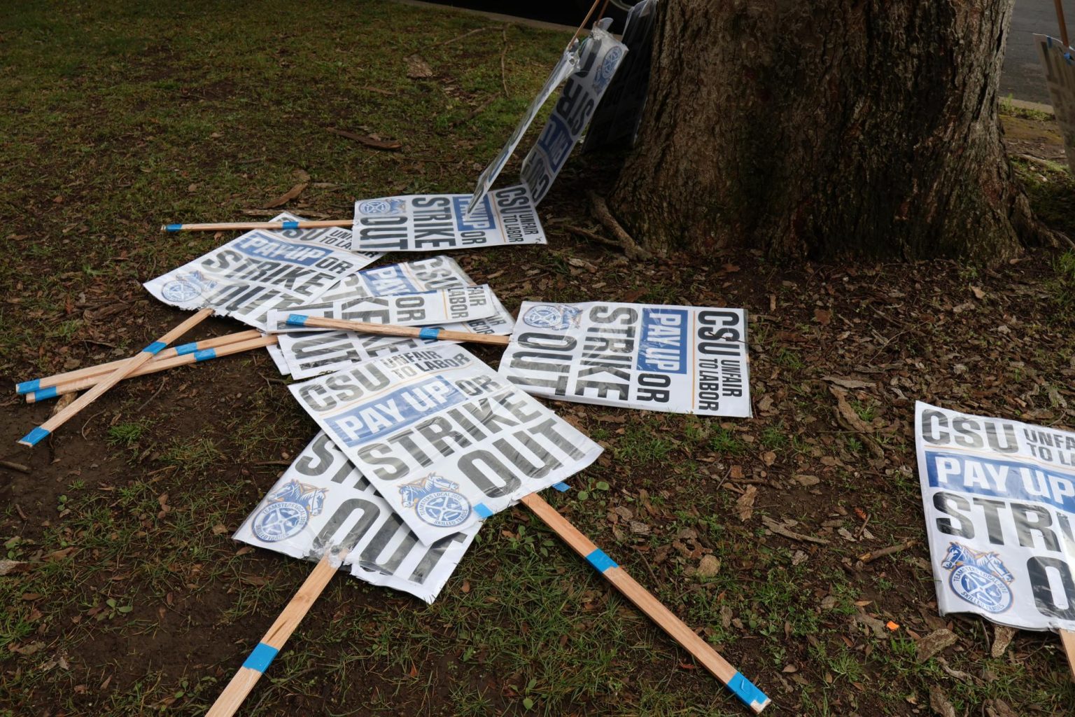 ‘CSU, pay up’: Teamsters launch a four-day strike against the CSU – The ...